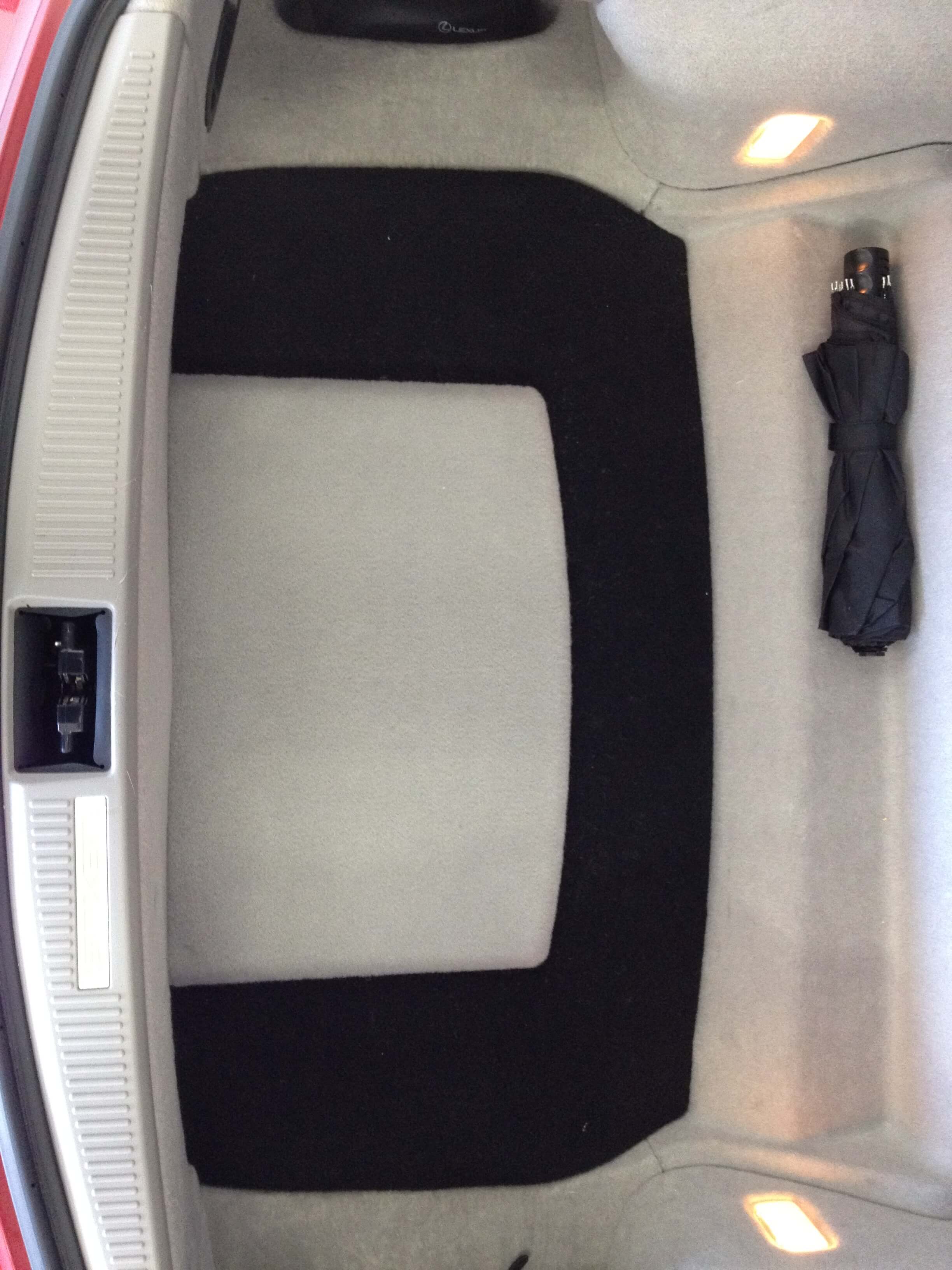 2008 Lexus SC430 gets a custom subwoofer enclosure, amplifier and iPod ...